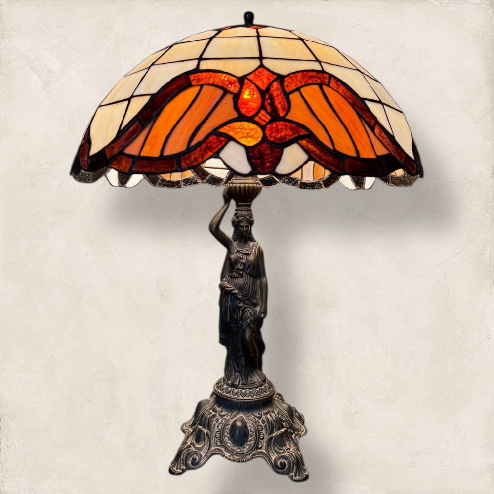 Lampe Style Tiffany de Honsel Leuchten, 1930 en vente sur Pamono