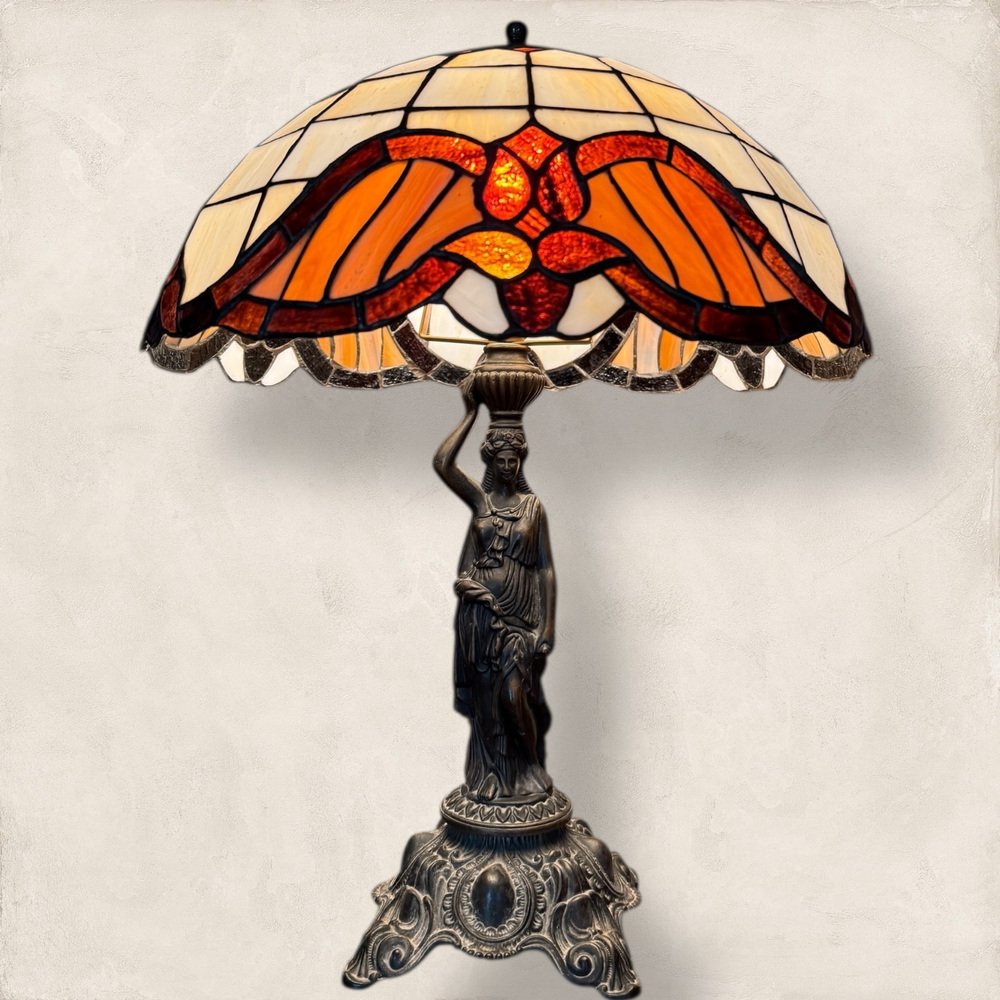 Lampe Style Tiffany de Honsel Leuchten, 1930 en vente sur Pamono