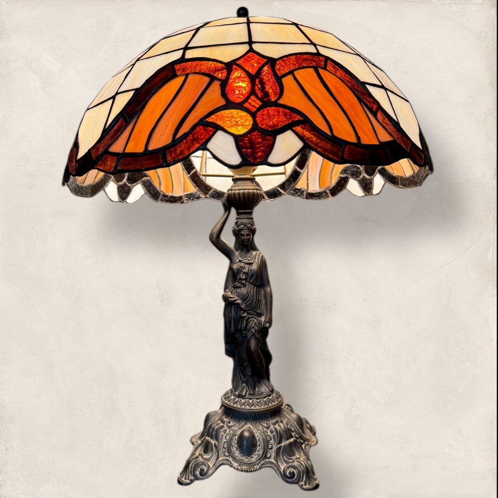 Lampe Style Tiffany de Honsel Leuchten, 1930 en vente sur Pamono