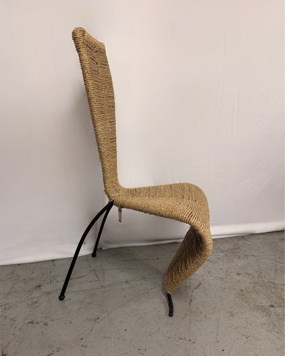 Chaise Sablier en Corde dans le style de Tom Dixon, 1980s en vente sur ...