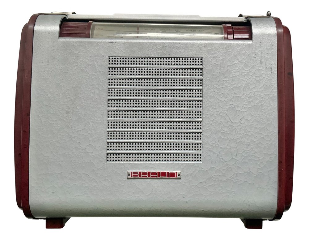 Piccolo P51 Tube Portable Radio from Braun, 1951 for sale at Pamono