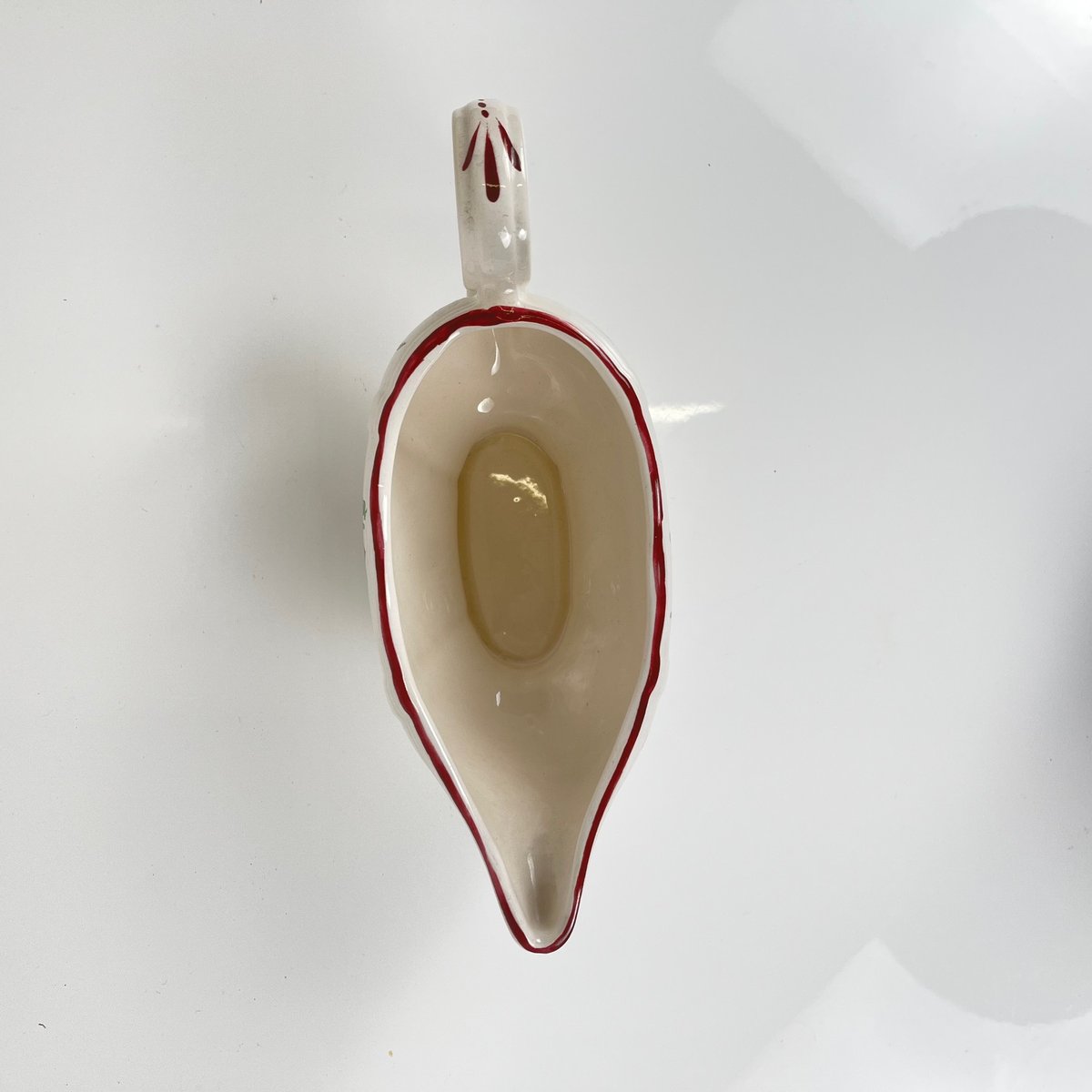 Long Réverbère Sauce Boat from KG Lunéville, 1950s for sale at Pamono