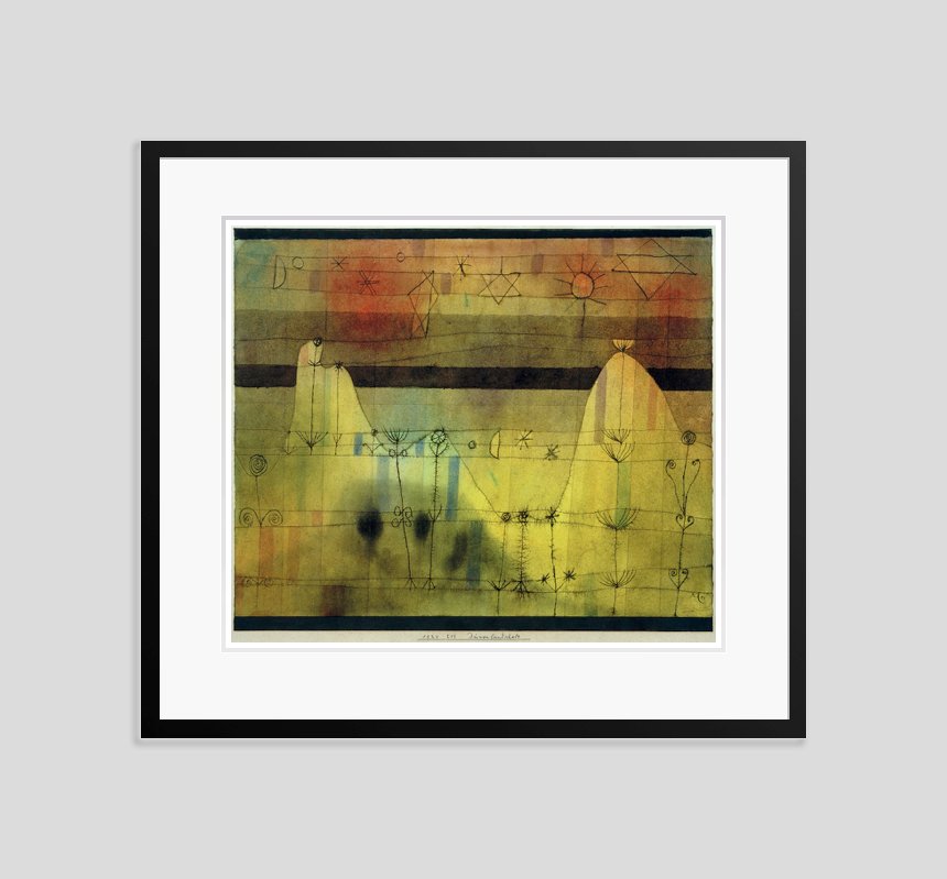 Paul Klee, Dune Landscape, Tirage pigmentaire d’archives, Encadré en ...