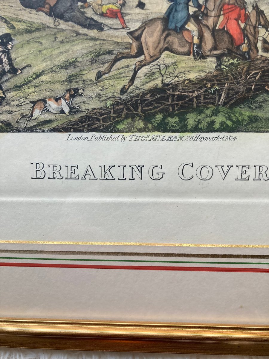 After Henry Thomas Alken, Breaking Cover, Well-Known Fox Hunting Scene ...