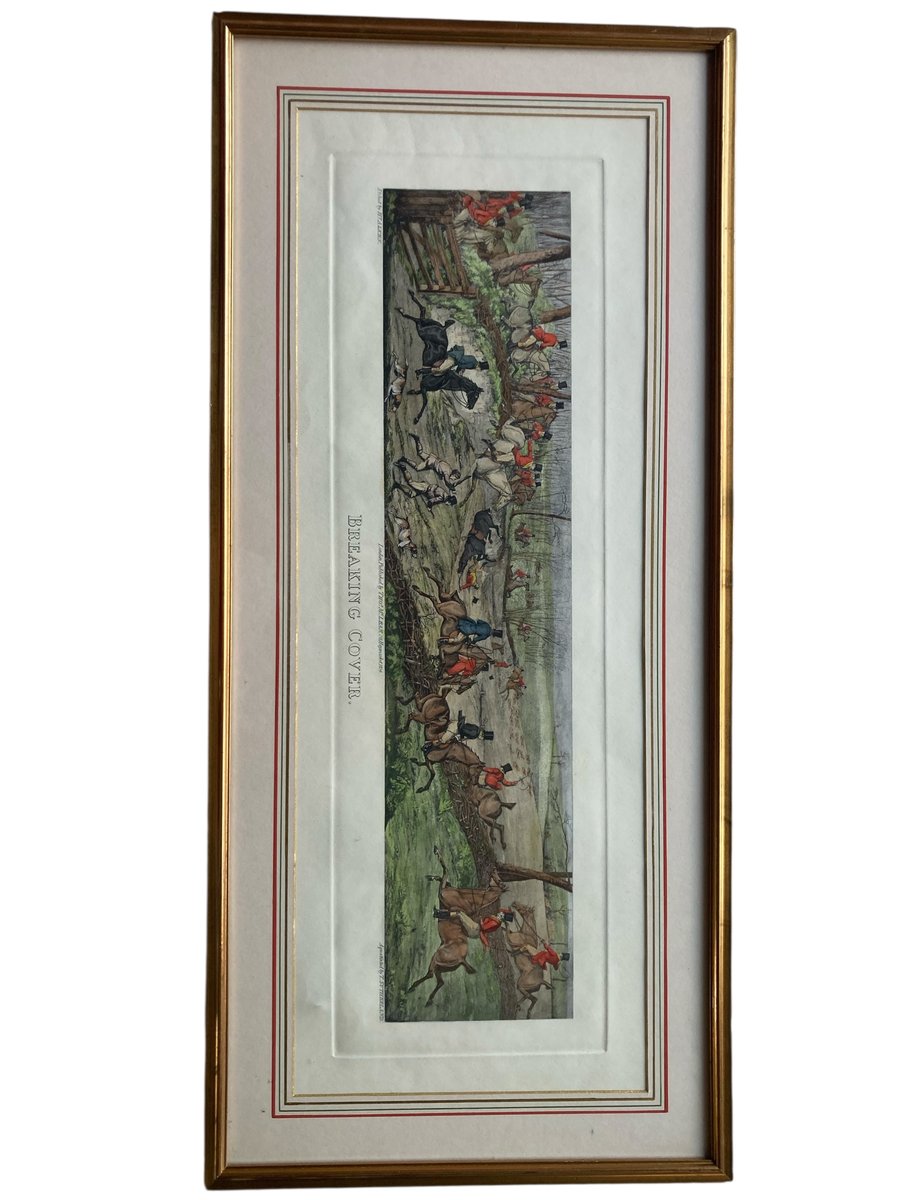 After Henry Thomas Alken, Breaking Cover, Well-Known Fox Hunting Scene ...