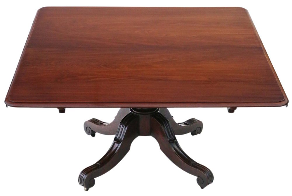 Large Antique Cuban Mahogany Dining Table by James Mein, 1800s for sale ...