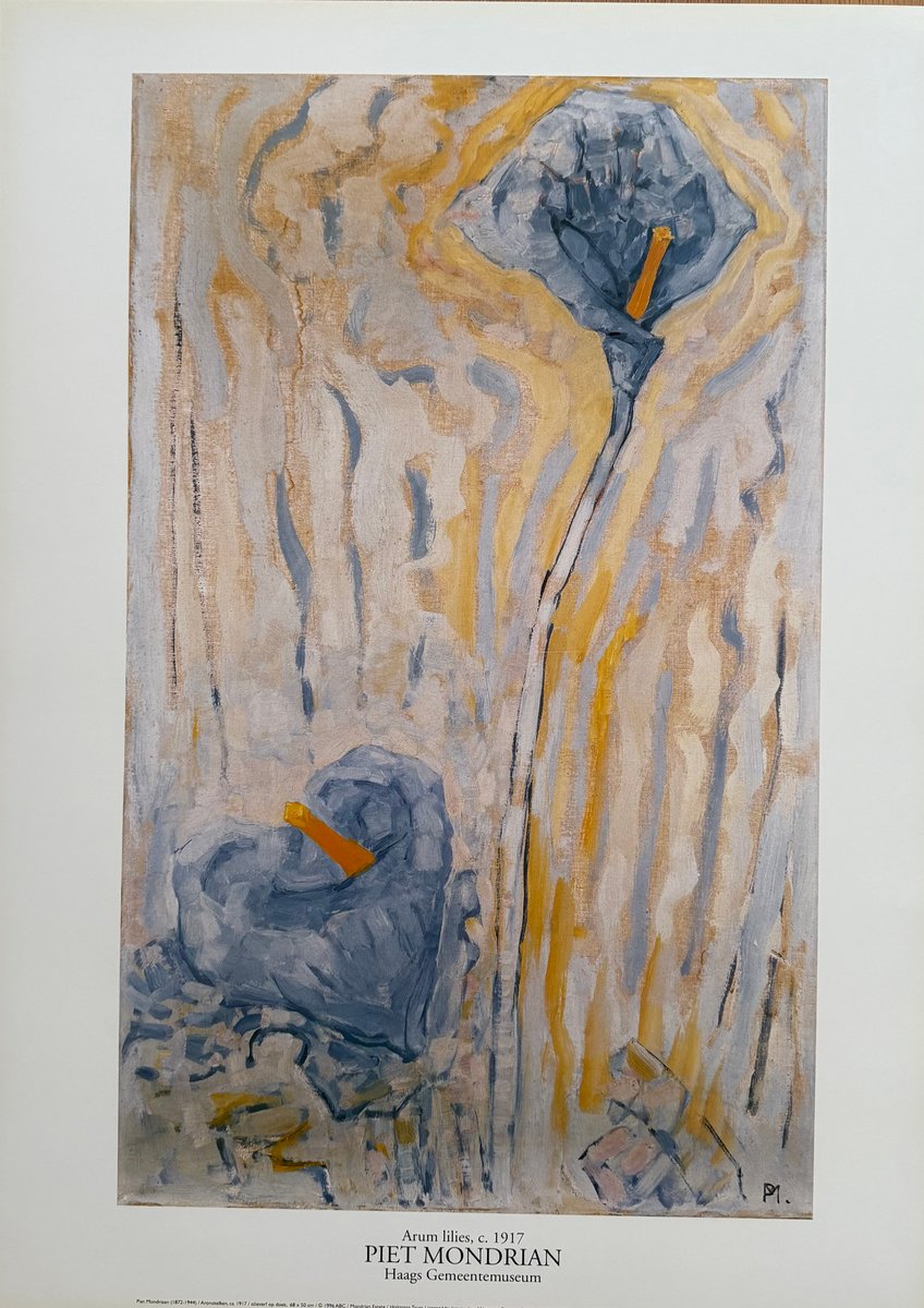 Piet Mondrian, Aronskelken, Estampe en vente sur Pamono