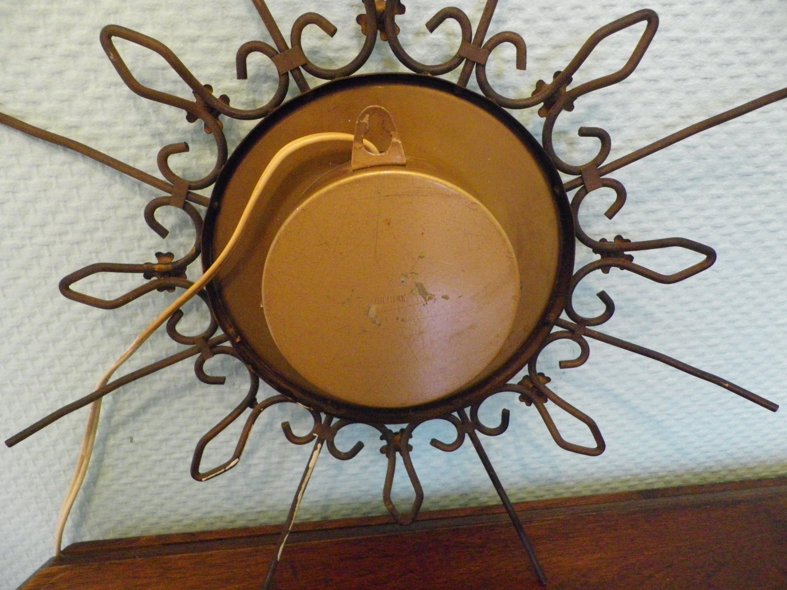Electric Wall Sundial from Hilbing, 1950s for sale at Pamono