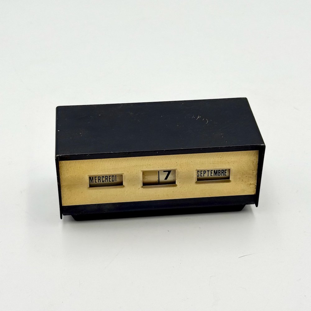 Vintage Spanish Perpetual Desk Calendar by Maor, 1970s for sale at Pamono