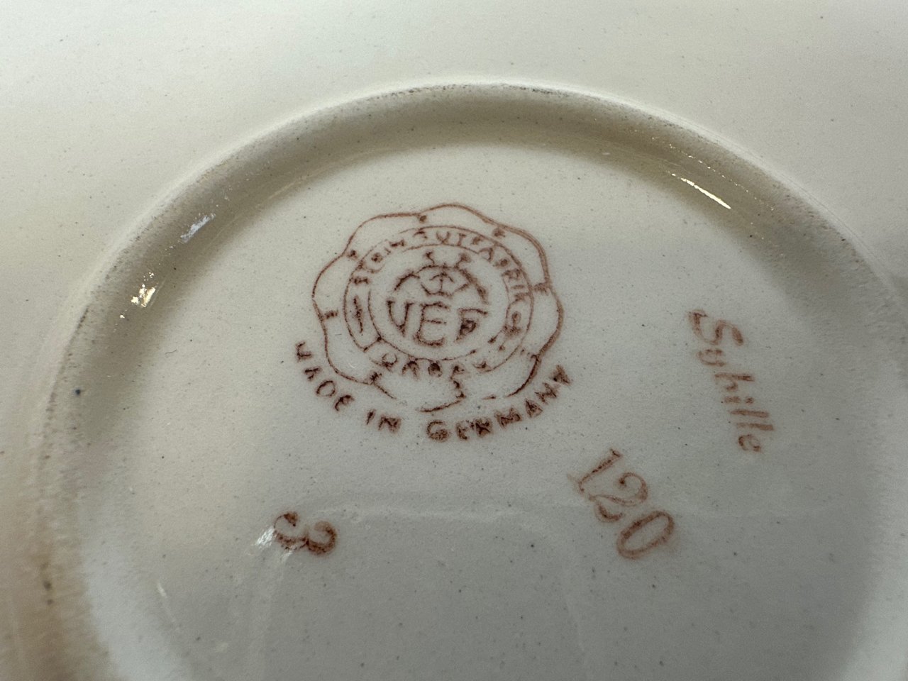 Mid-Century Modern Ceramic Cake Plate from Torgau, 1950s for sale at Pamono