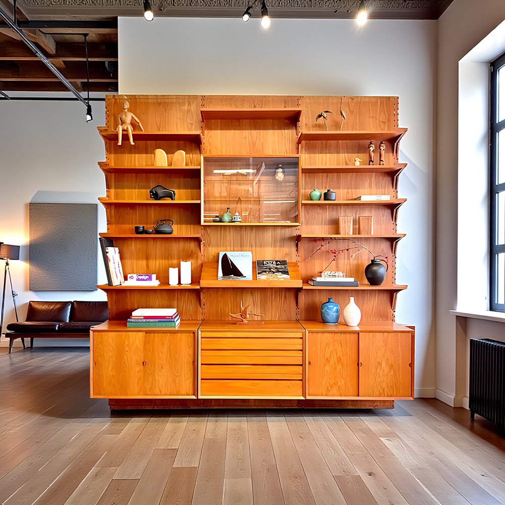 Mid-Century Modern Teak Regalsystem von Poul Cadovius, Dänemark, 1960er ...