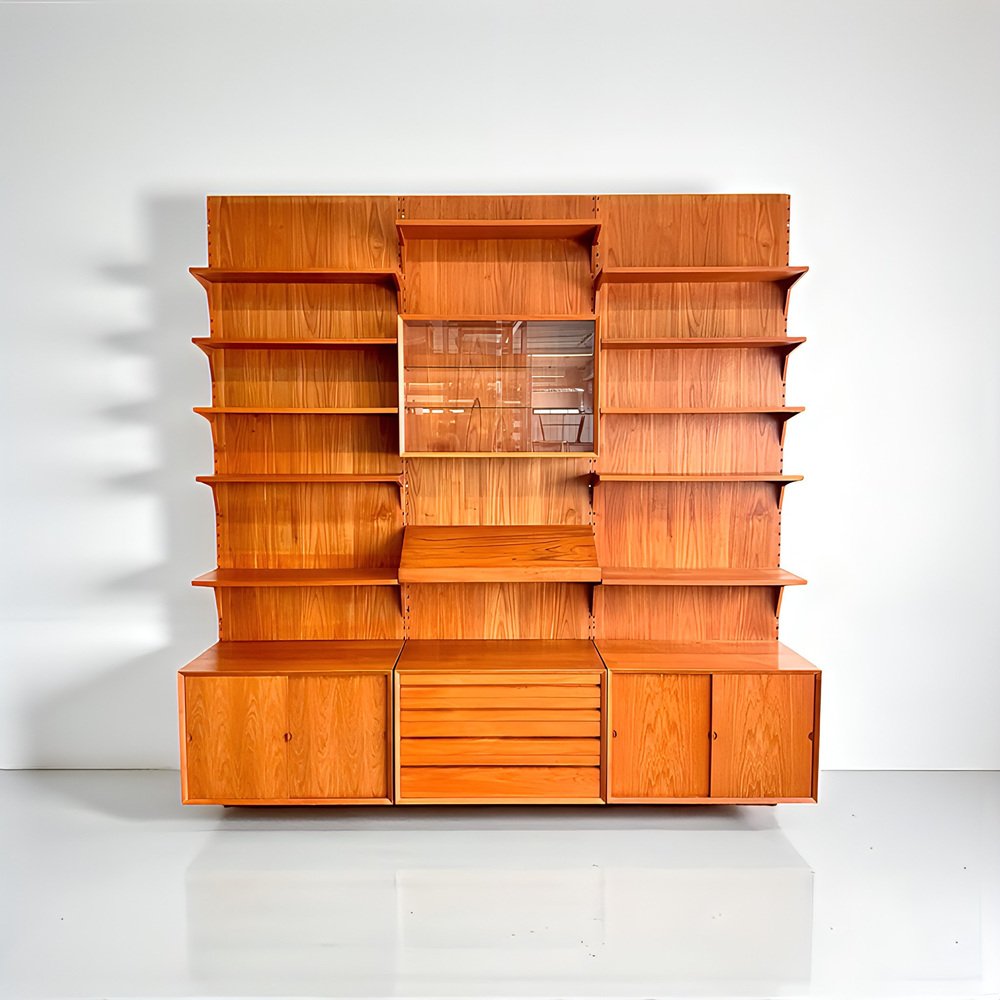 Mid-Century Modern Teak Regalsystem von Poul Cadovius, Dänemark, 1960er ...