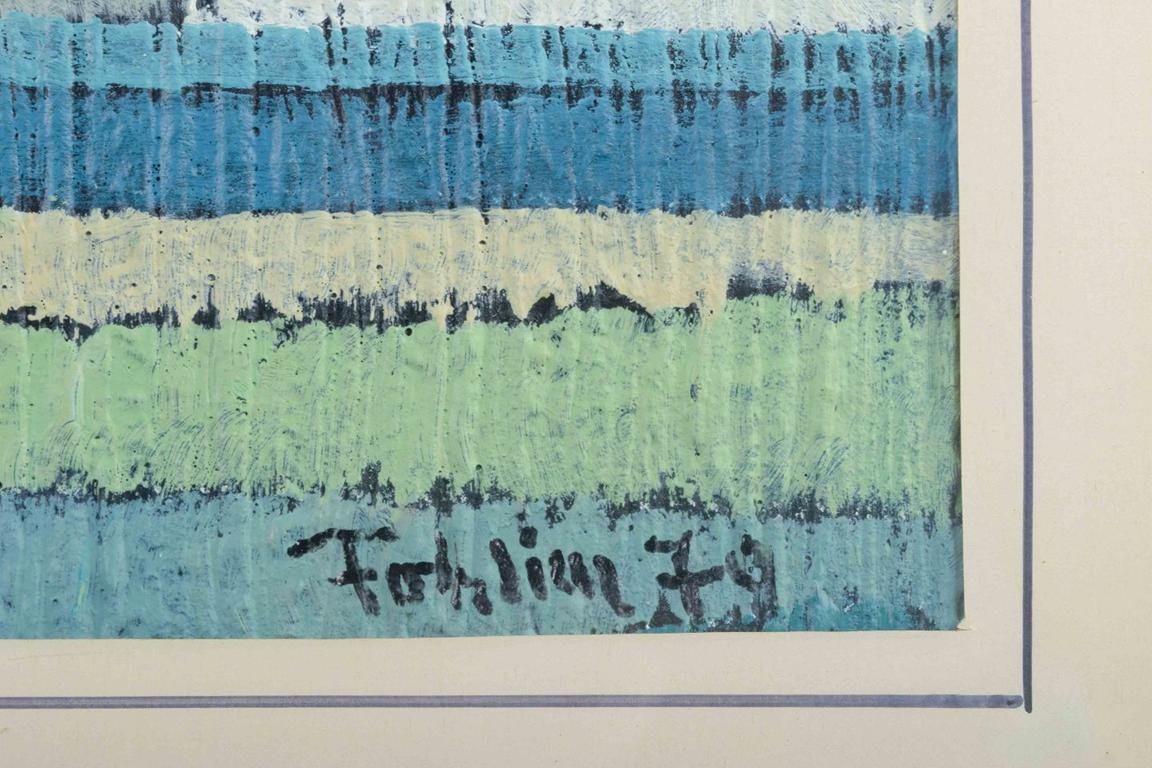 Gunnar Fohlin, Abstract Composition, 1979, Oil on Cardboard for sale at ...