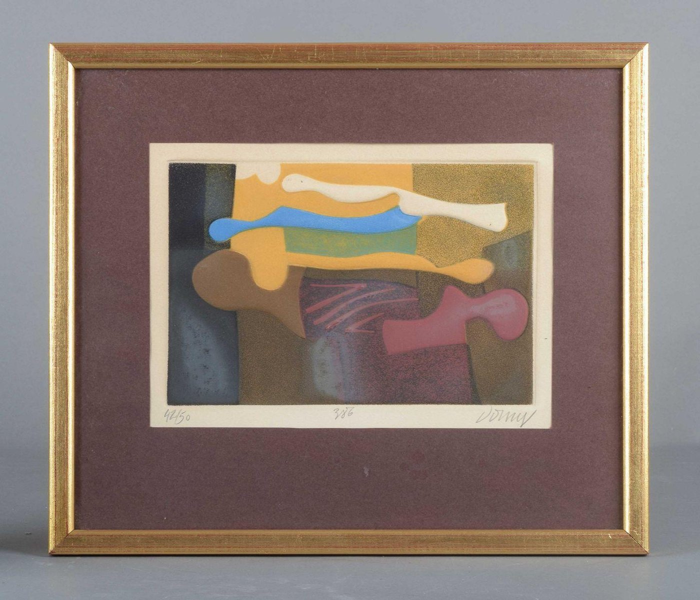 Bertrand Dorny, Abstract Composition, 1960s, Color Lithograph for sale ...