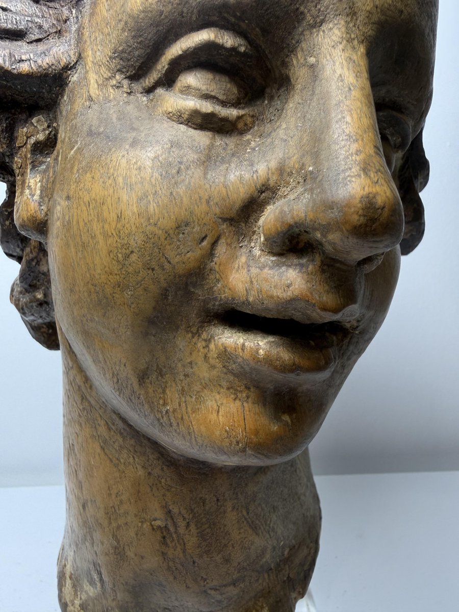 Genovese Artist, Sculpture Depicting the Head of an Angel, 17th Century ...