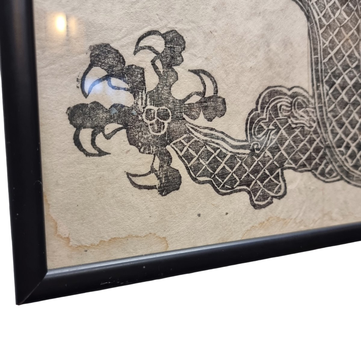 Artista asiatico, Dragon, anni '70, Ink on Rice Paper in vendita su Pamono