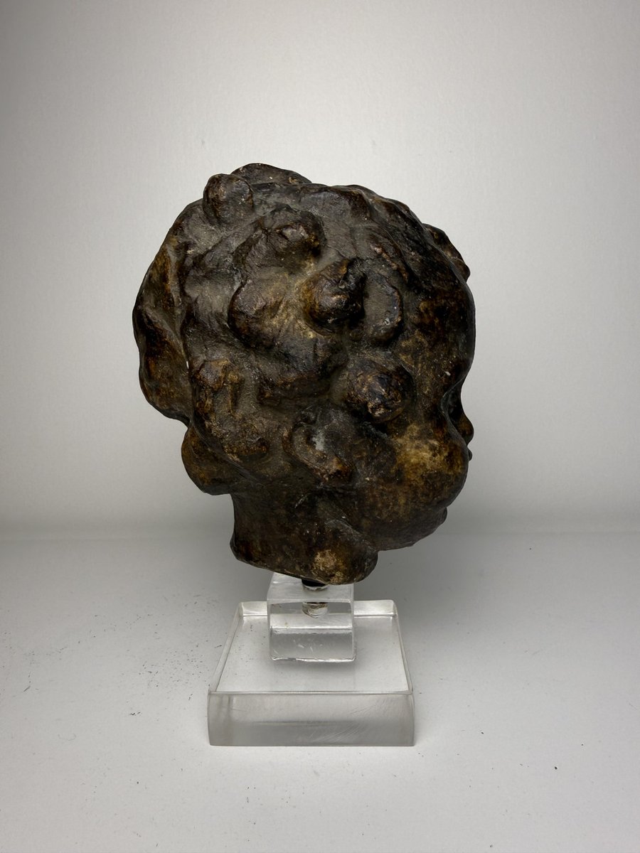 Tuscan Artist, Sculpture Depicting a Cherub's Head, 1500, Terracotta ...
