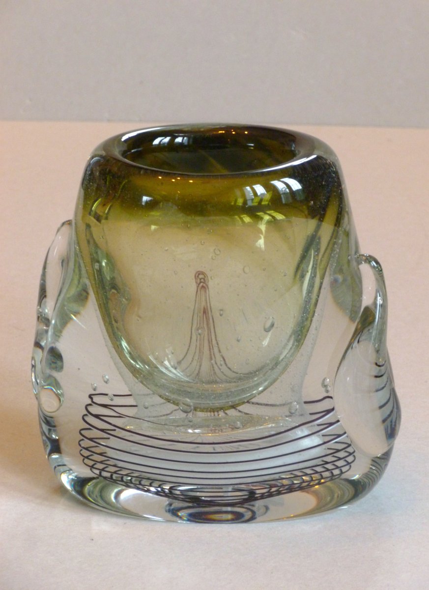 Art Glass Vase by Adam Jablonski, 1990s for sale at Pamono