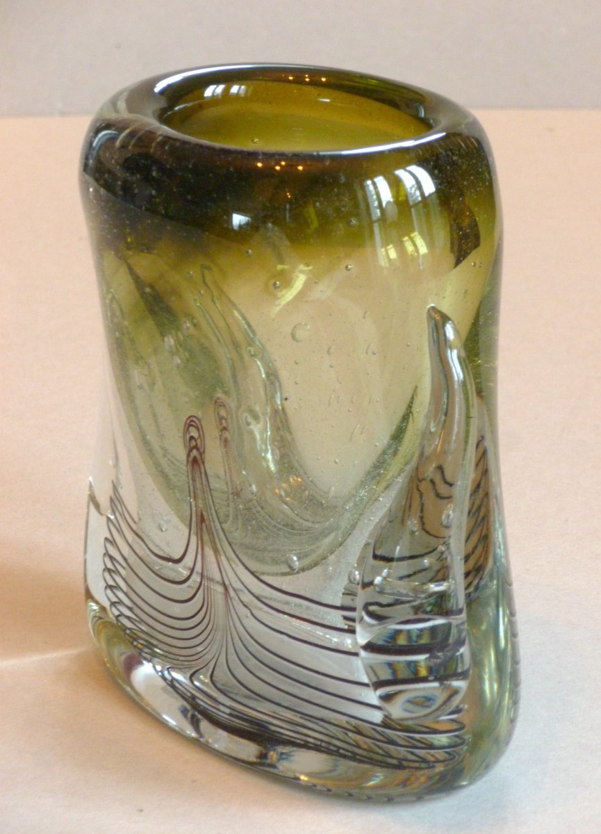 Art Glass Vase by Adam Jablonski, 1990s for sale at Pamono