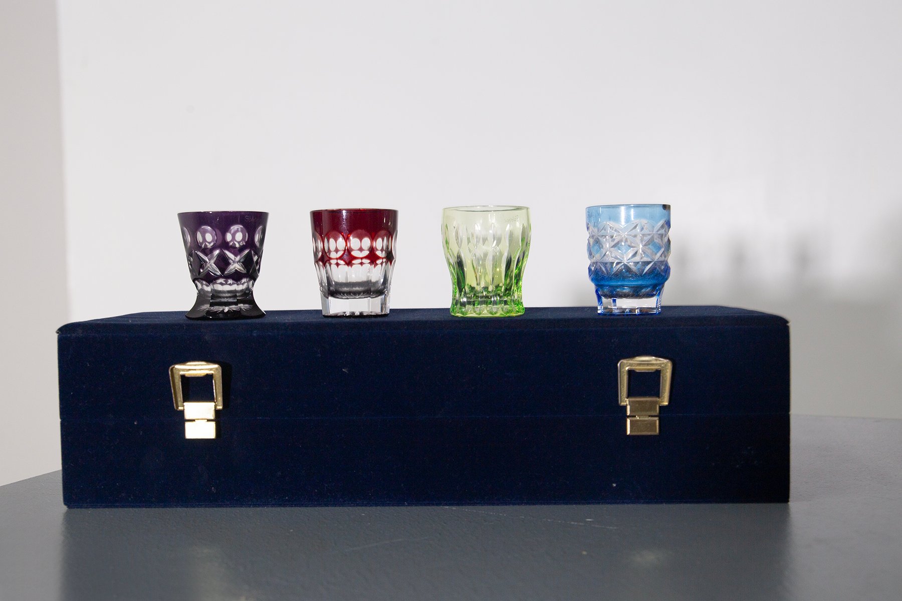 Crystal Vodka Nazdrovia Shot Glasses from Imperial Faberge, 2000s for sale at Pamono