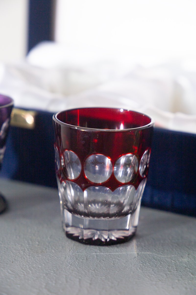 Bicchieri Crystal Vodka Nazdrovia di Imperial Faberge, inizio XXI secolo in vendita su Pamono