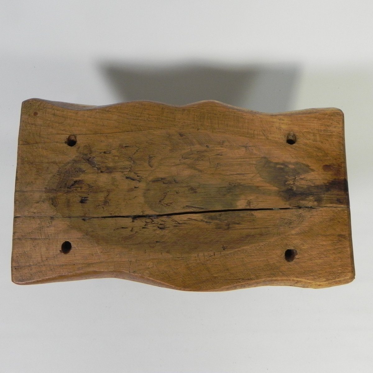 Vintage Oak Tree Trunk Stool, 1960s for sale at Pamono