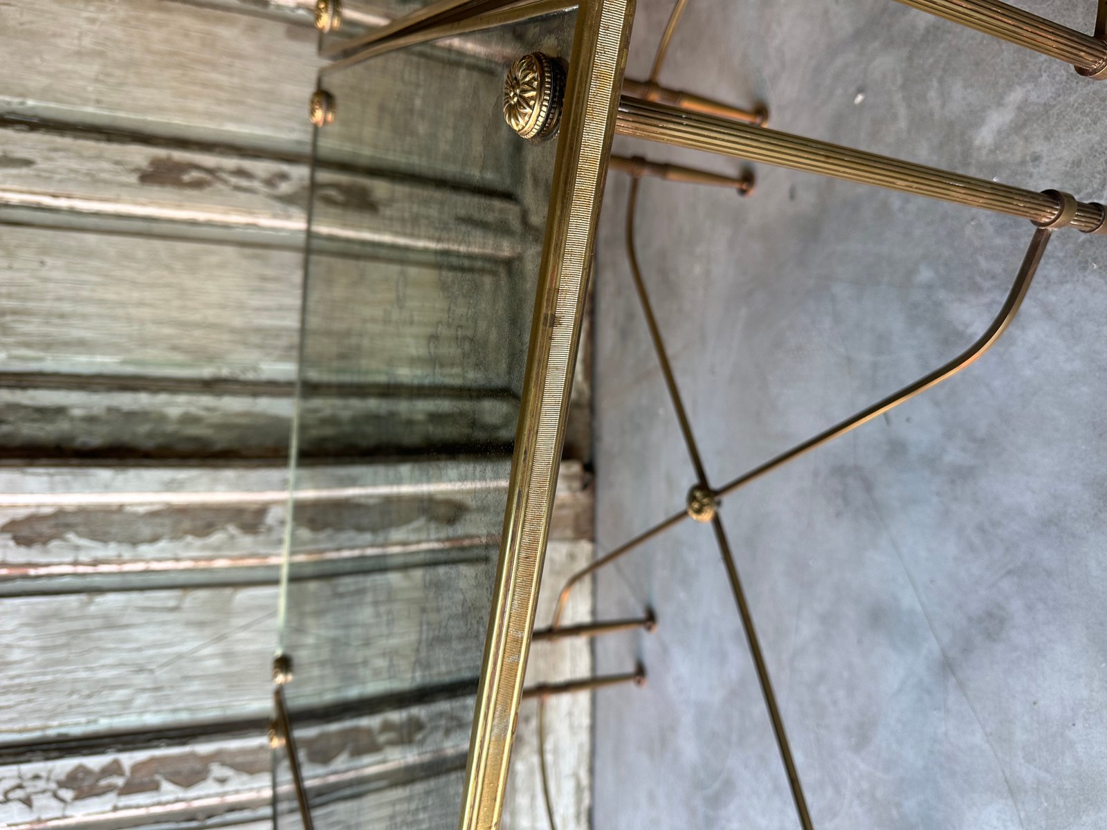 Table Basse Tripartite attribuée à la Maison Baguès, 1970s en vente sur ...