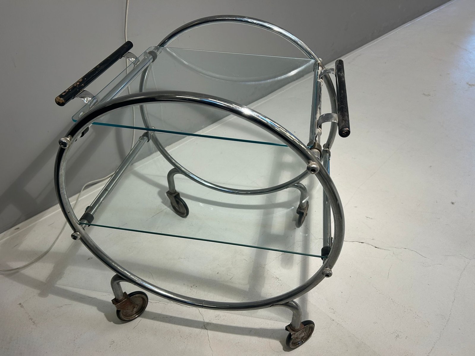 Art Deco Drinks Serving Trolley, England, 1930s for sale at Pamono