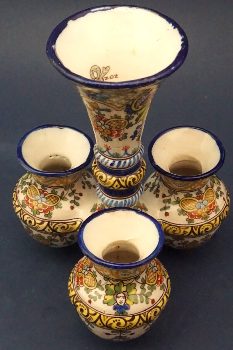 Ceramic Composite Vase by G.M. Antoine Montagnon for Nevers, France ...