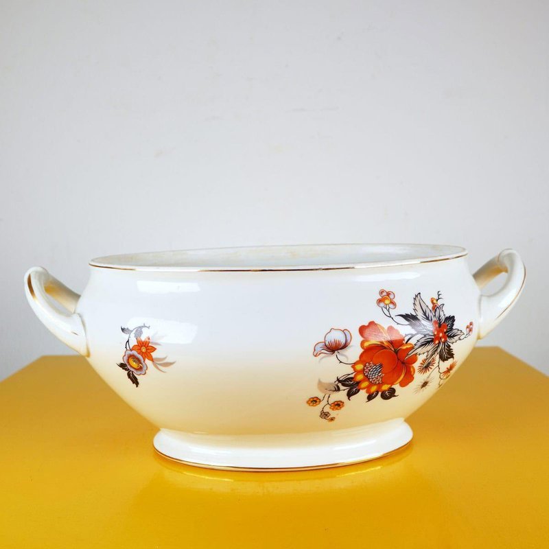 Porcelain Soup Tureen from Ginori for sale at Pamono