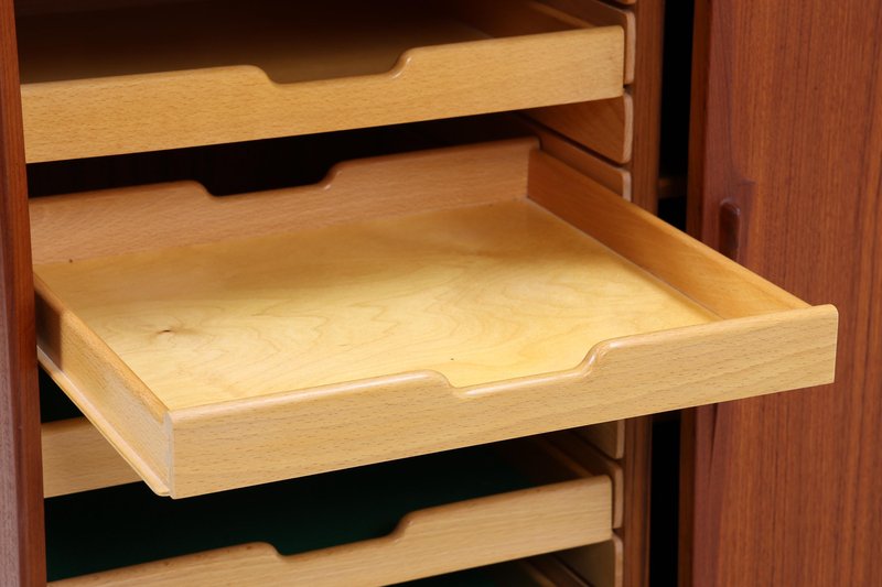 Buffet Vintage en Teck par Omann Jun, 1960s en vente sur Pamono