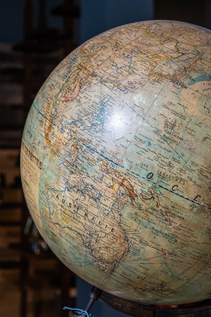 World Map Globe from E. Dubail, 1890s for sale at Pamono