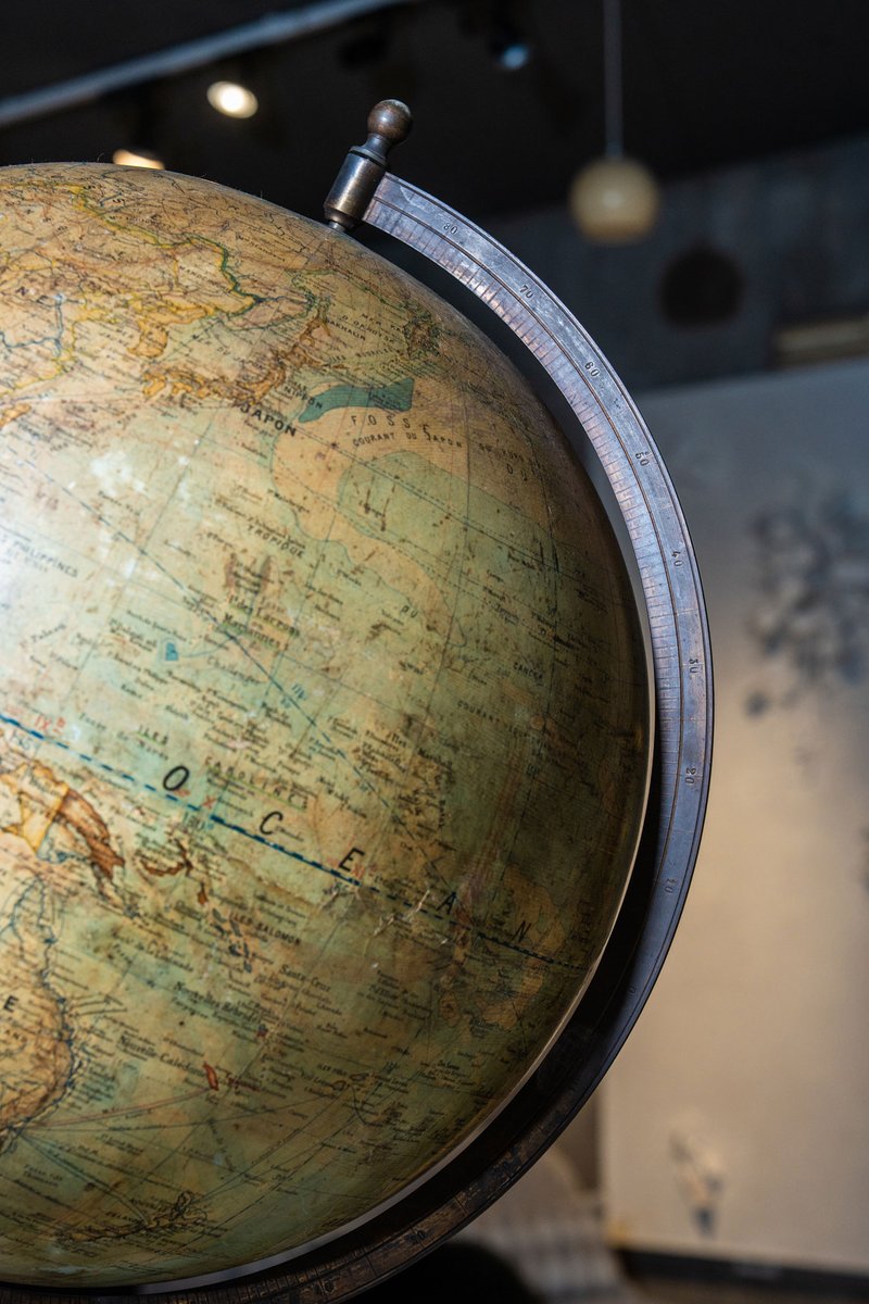 World Map Globe from E. Dubail, 1890s for sale at Pamono
