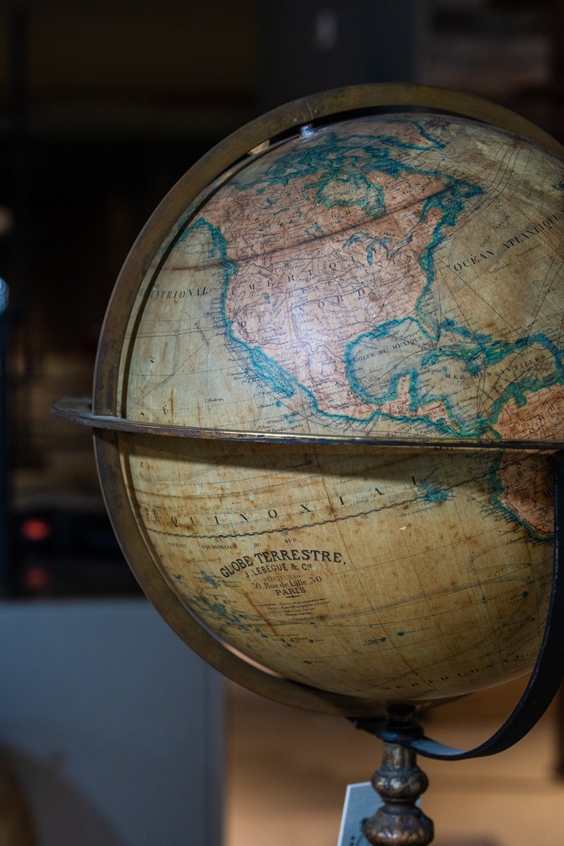World Map Globe from J. Lebegue, 1890s for sale at Pamono