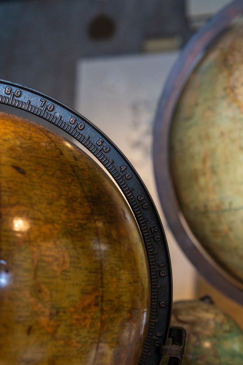 World Map Globe from Weber Costello, 1920s for sale at Pamono