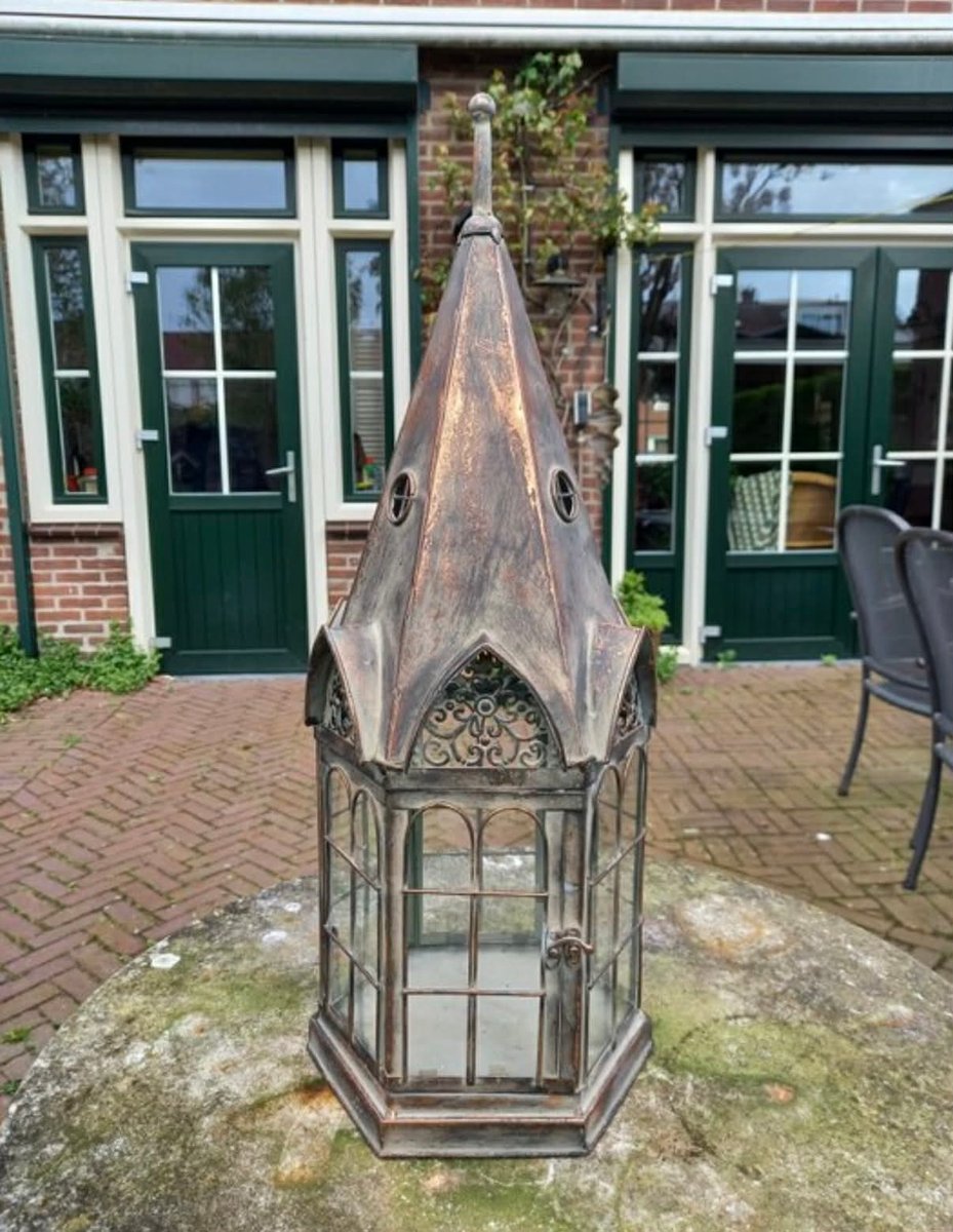Vintage Cathedral Lantern, 1980s for sale at Pamono