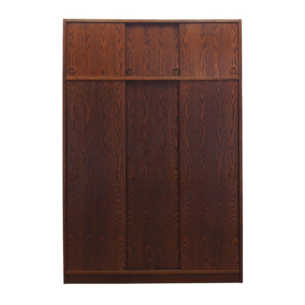 Danish Oak Wardrobe by Tage Mogensen, 1970s for sale at Pamono