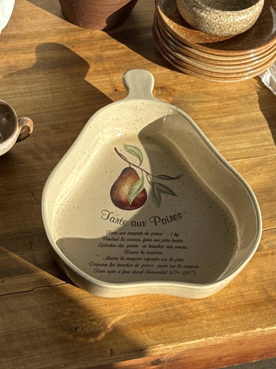 Pear-Shaped Pie Dish, 1980s for sale at Pamono