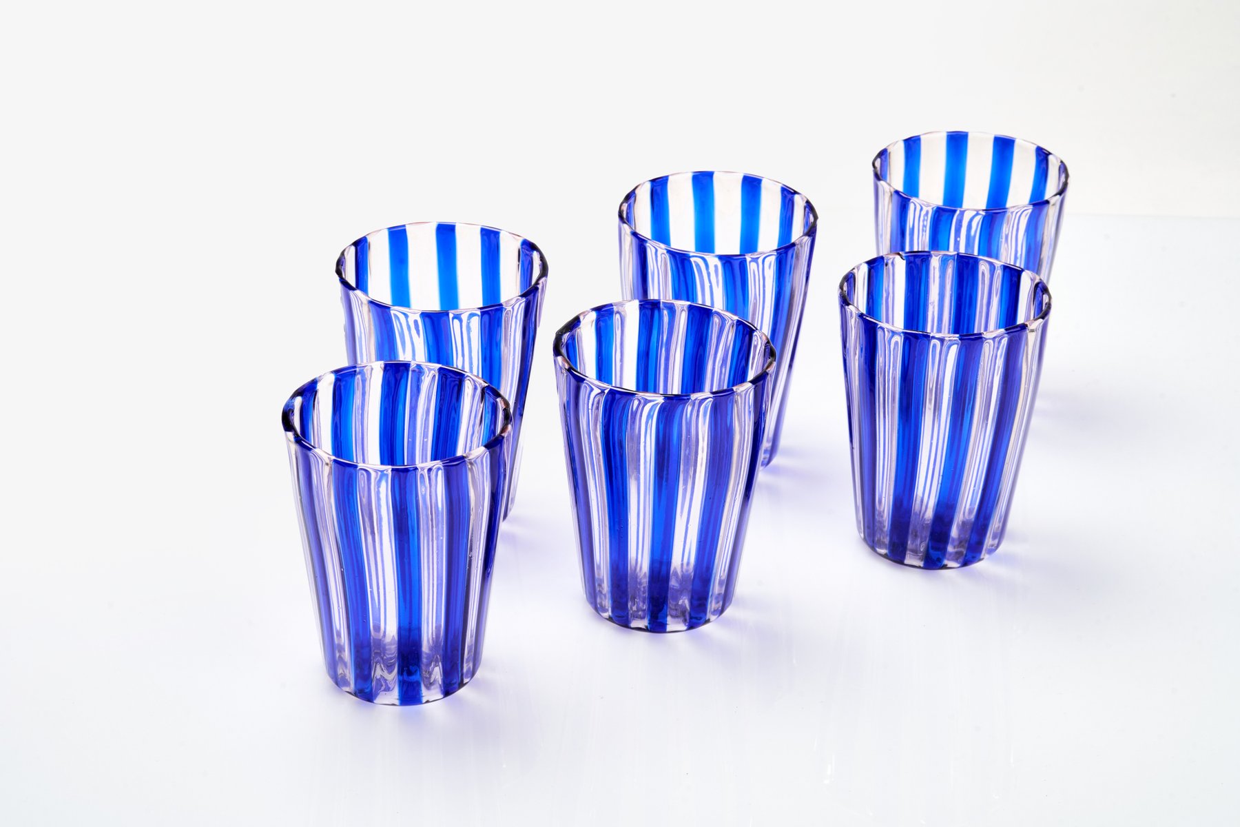 Murano Glasses by Angelo Ballarin for Ribes Studio, 2004, Set of 6 for ...