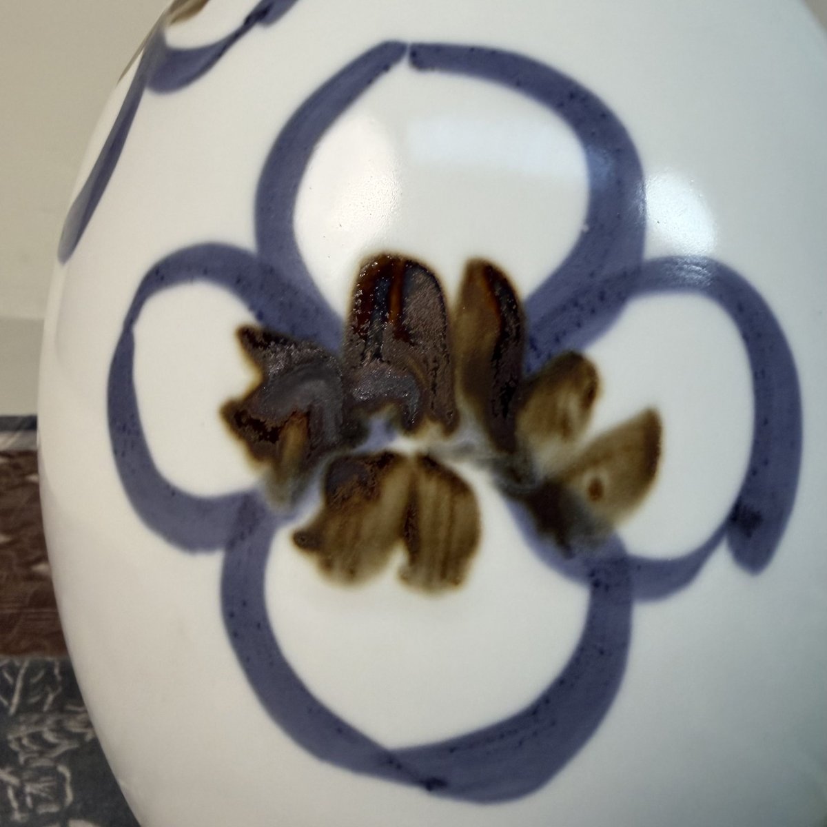 Japanese Sometsuke Porcelain Ikebana Vase from Asahina, 1970s for sale ...