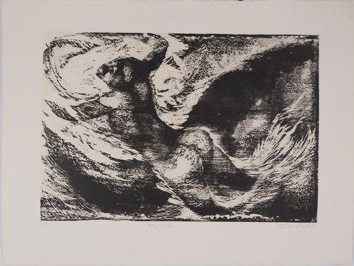 Francis Mockel, Swimmer II, Etching for sale at Pamono