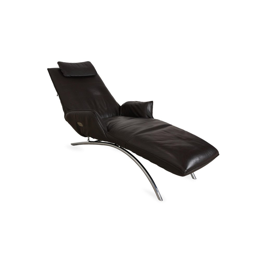 Fauteuil Joleen en Cuir Marron de Koinor en vente sur Pamono