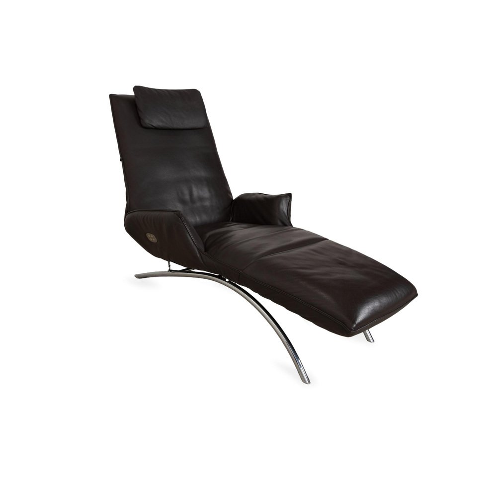 Fauteuil Joleen en Cuir Marron de Koinor en vente sur Pamono