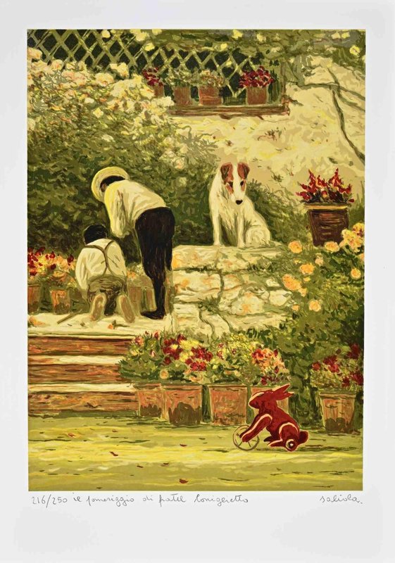 Antonio Saliola, Brother Rabbit's Afternoon, 2000s, Lithograph for sale ...
