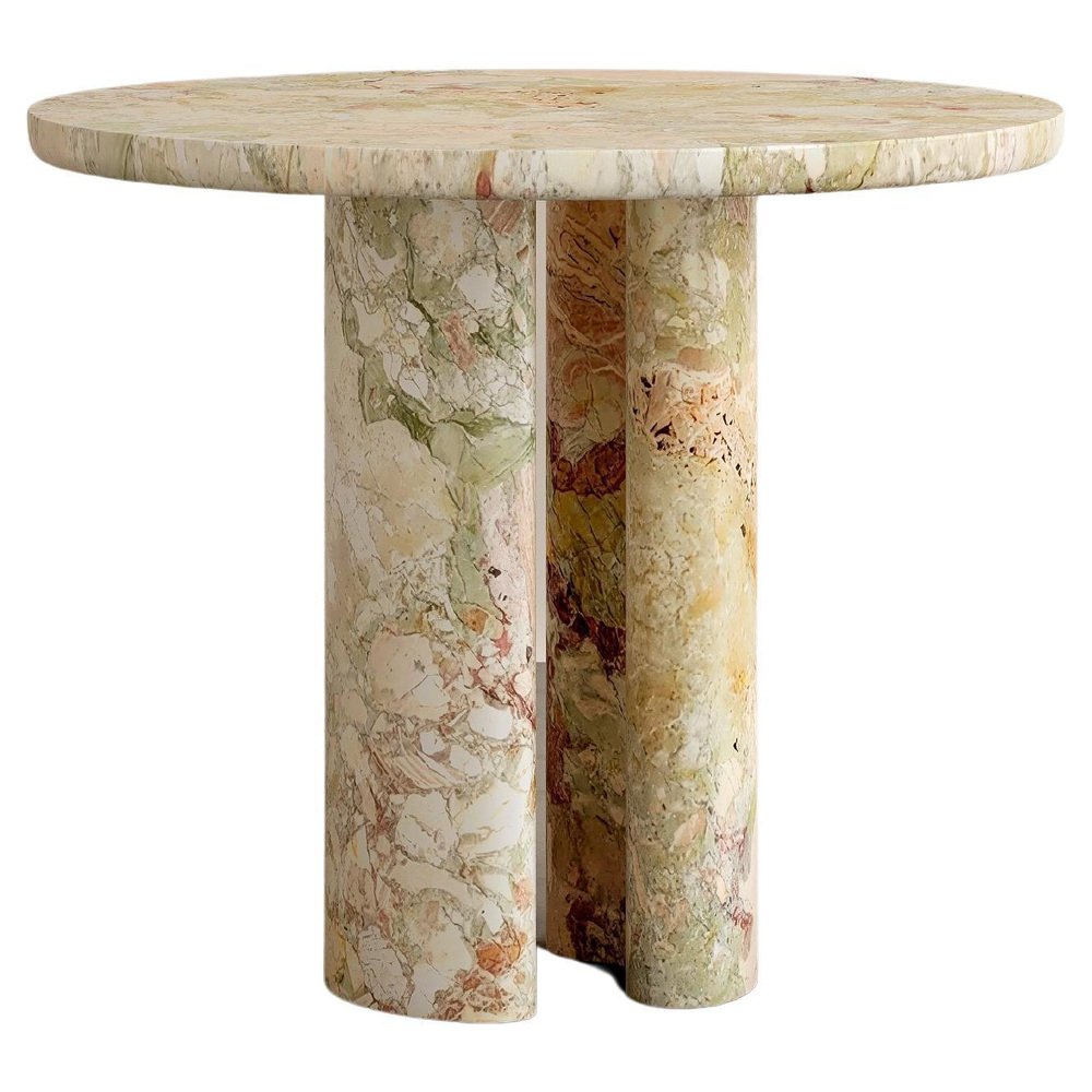 Roman Dining Table I in Verde Breccia Marble by Paloma Editions for ...