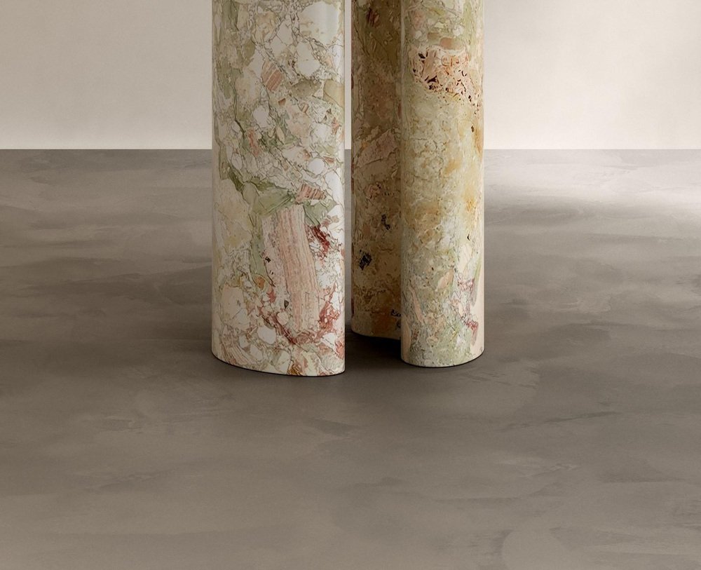 Roman Dining Table III in Verde Breccia Marble by Paloma Editions for ...