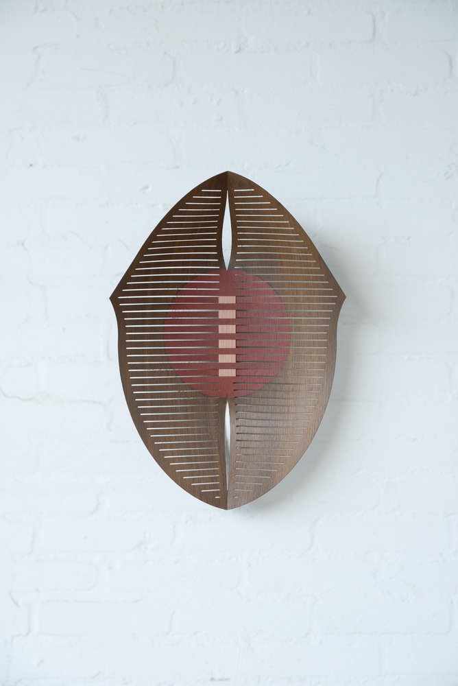 Exo Organic Wood Wall Sculpture by Martens & Visser for sale at Pamono