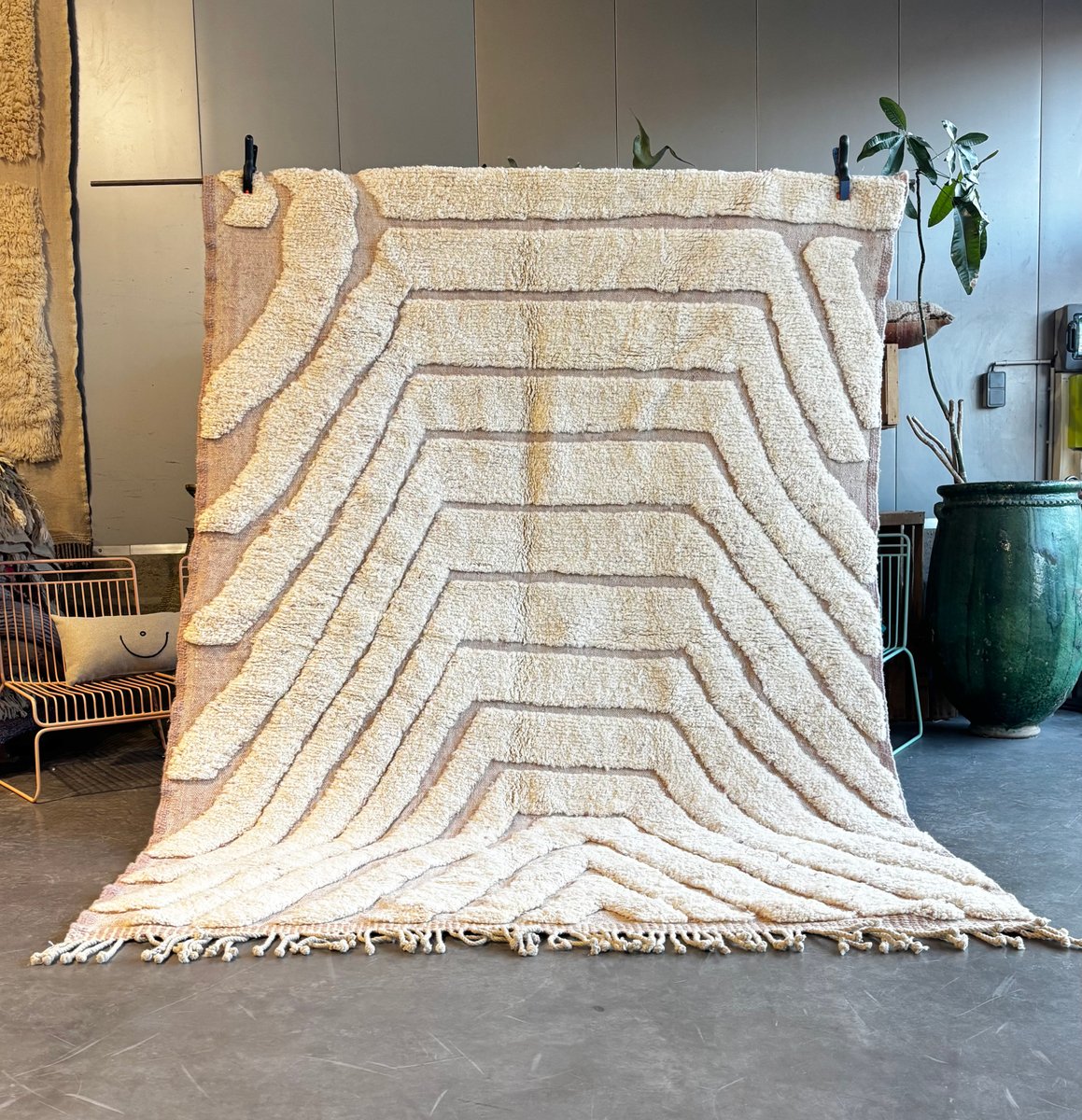 Tapis Beni Ouarain en Laine, Maroc, 1990 en vente sur Pamono