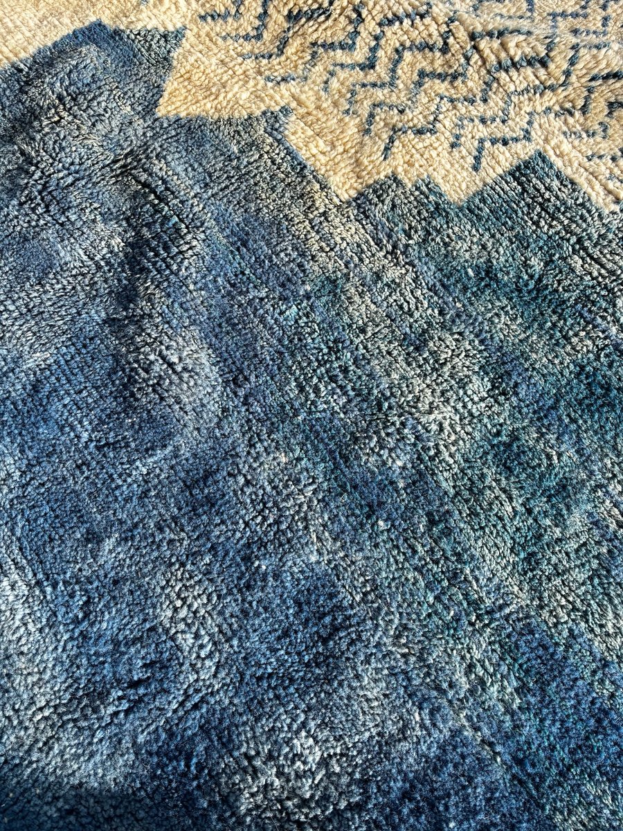 Grand Tapis Mrirt Beni Ouarain en Laine, Maroc, 1990 en vente sur Pamono