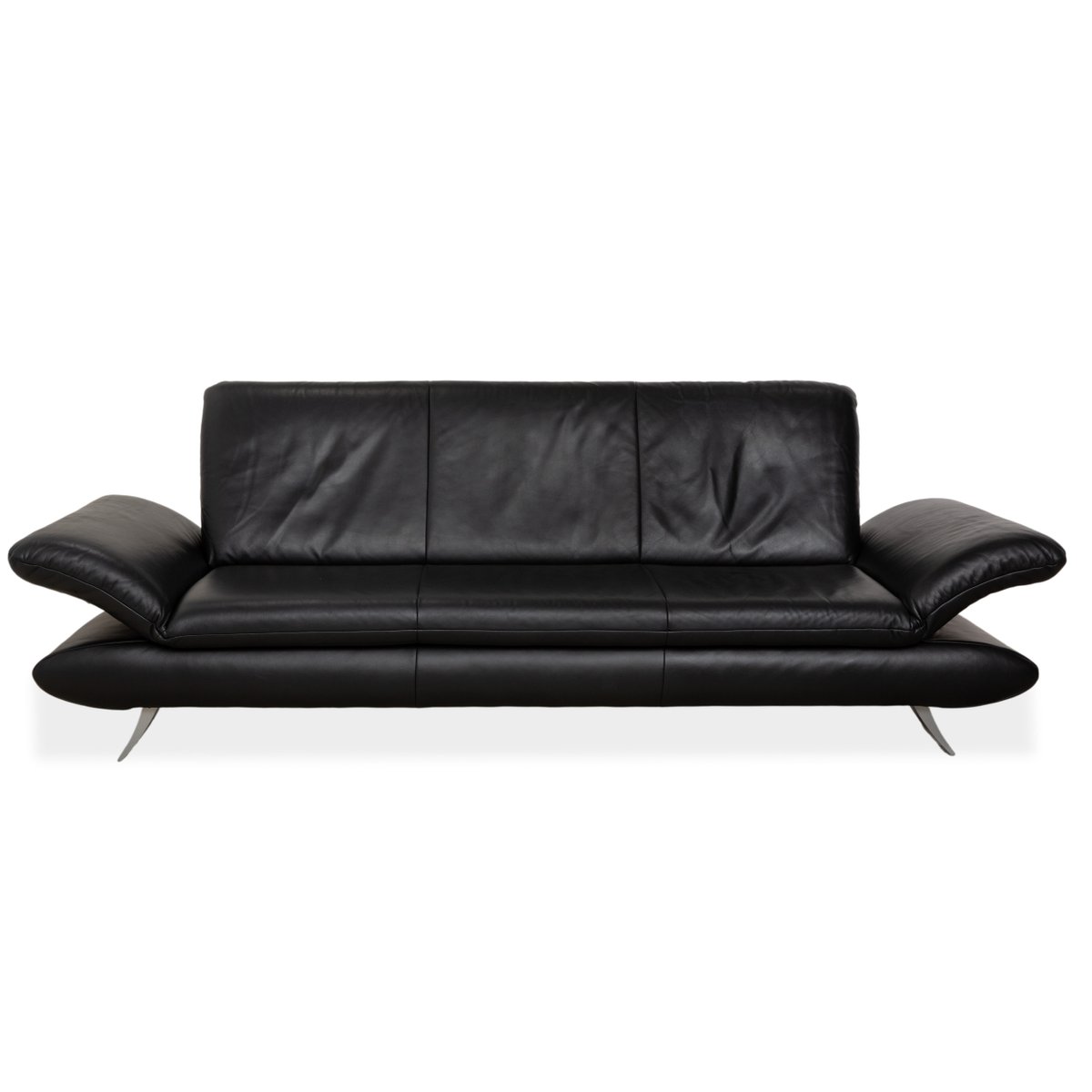 Rossini 3-Seater Sofa in Dark Blue Leather from Koinor for sale at Pamono